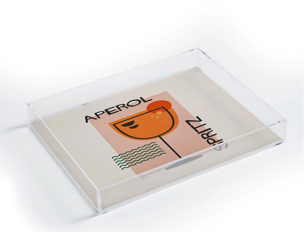 Aperol Spritz Small Acrylic Tray | Nellie and Lo